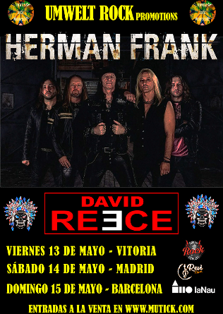 HERMAN FRANK + DAVID REECE - BARCELONA - NO VALE - Mutick